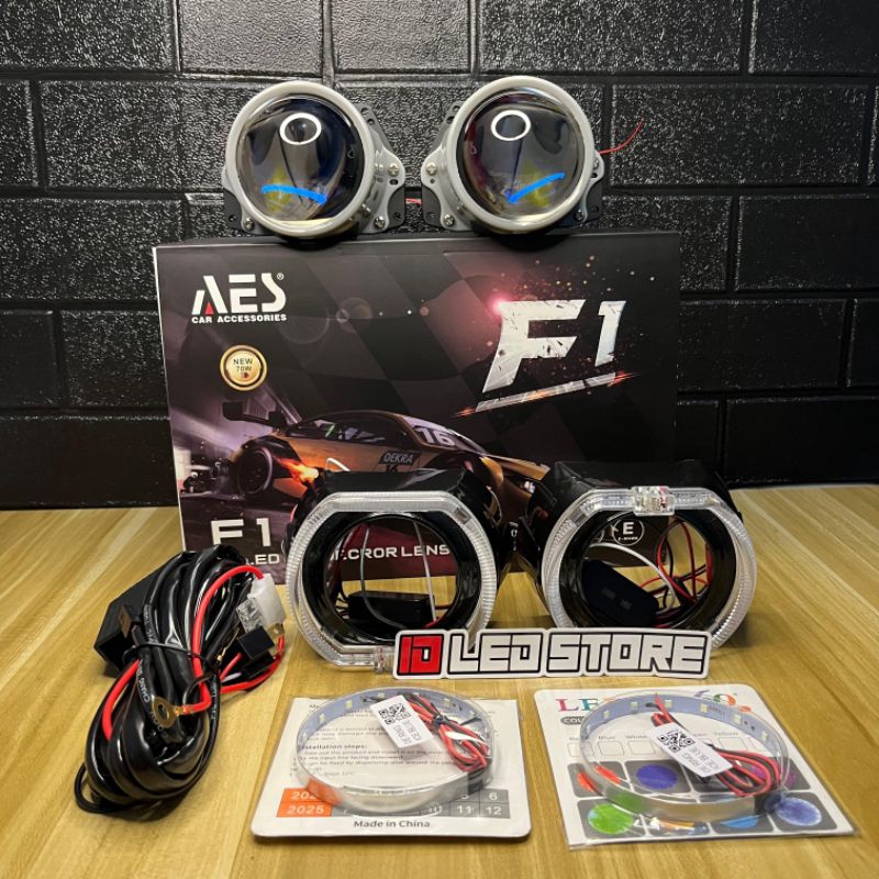 Jual Paket Komplit Biled AES 3 Inch Setara Turbo Gen 2 Aes F1 70 Watt ...