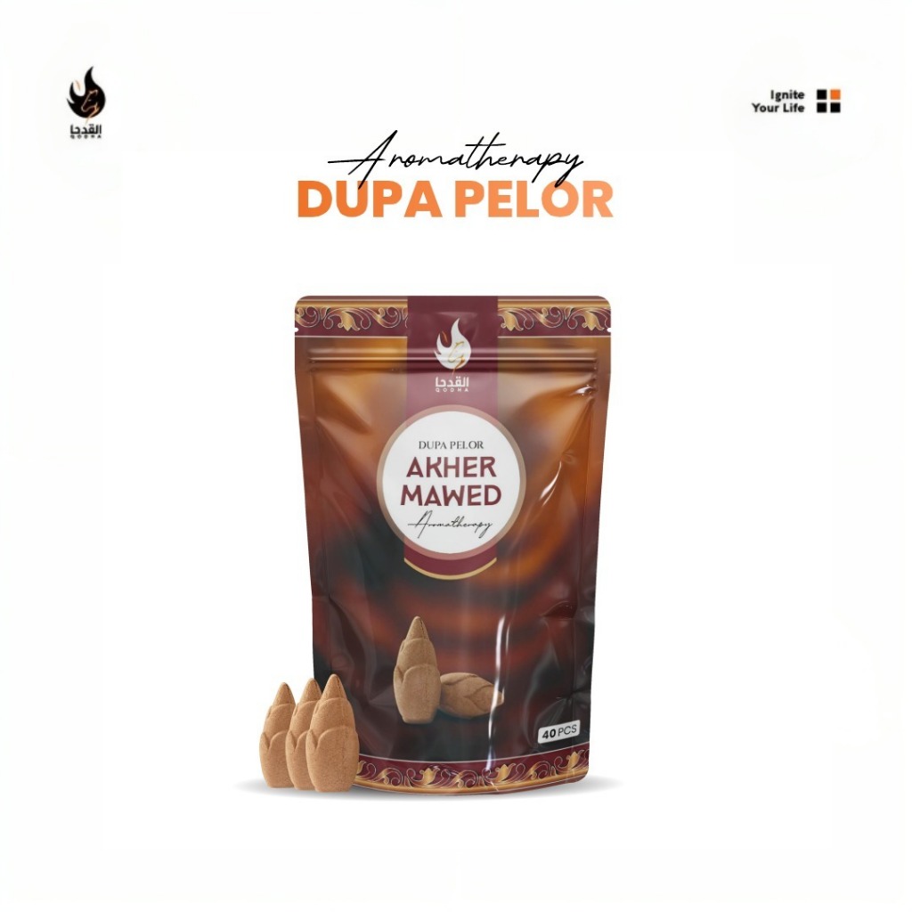 Jual Dupa Pelor QODHA Aromatic AKHER MAWED Asap Bawah Isi 40 Pcs Bukhur ...