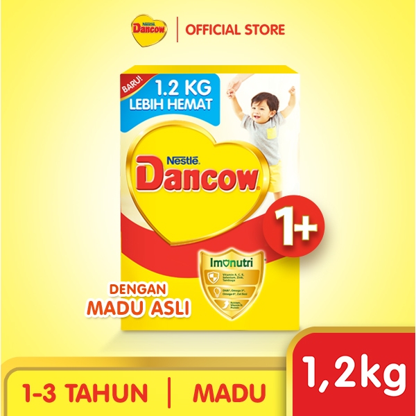 Jual DANCOW 1+ MADU 1KG / DANCOW 1+ MADU 1200 GR - RAJA SUSU | Shopee ...