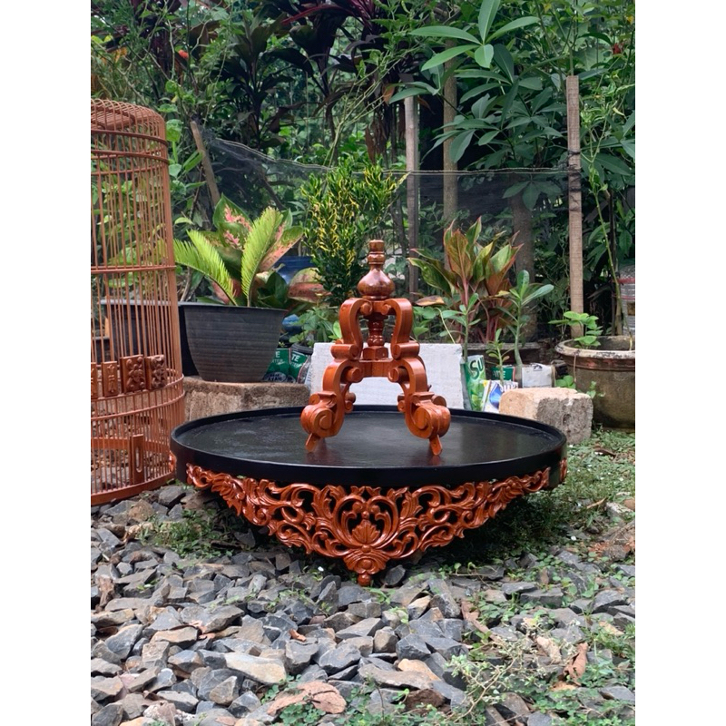 Jual TEBOK KAYU JATI TEBOK SANGKAR BURUNG MURAI UKIR KAYU JATI | Shopee ...