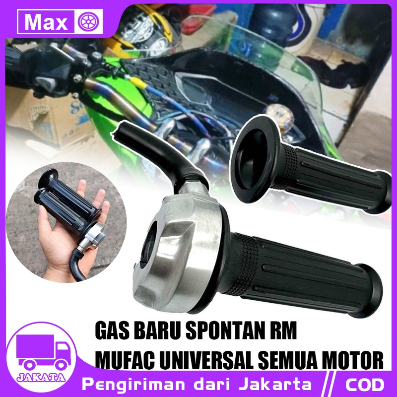 Jual GAS SPONTAN RM MINI + GRIP +TALI GAS KARBON UNIVERSAL BUAT SEMUA MOTOR MATIC & BEBEK ...