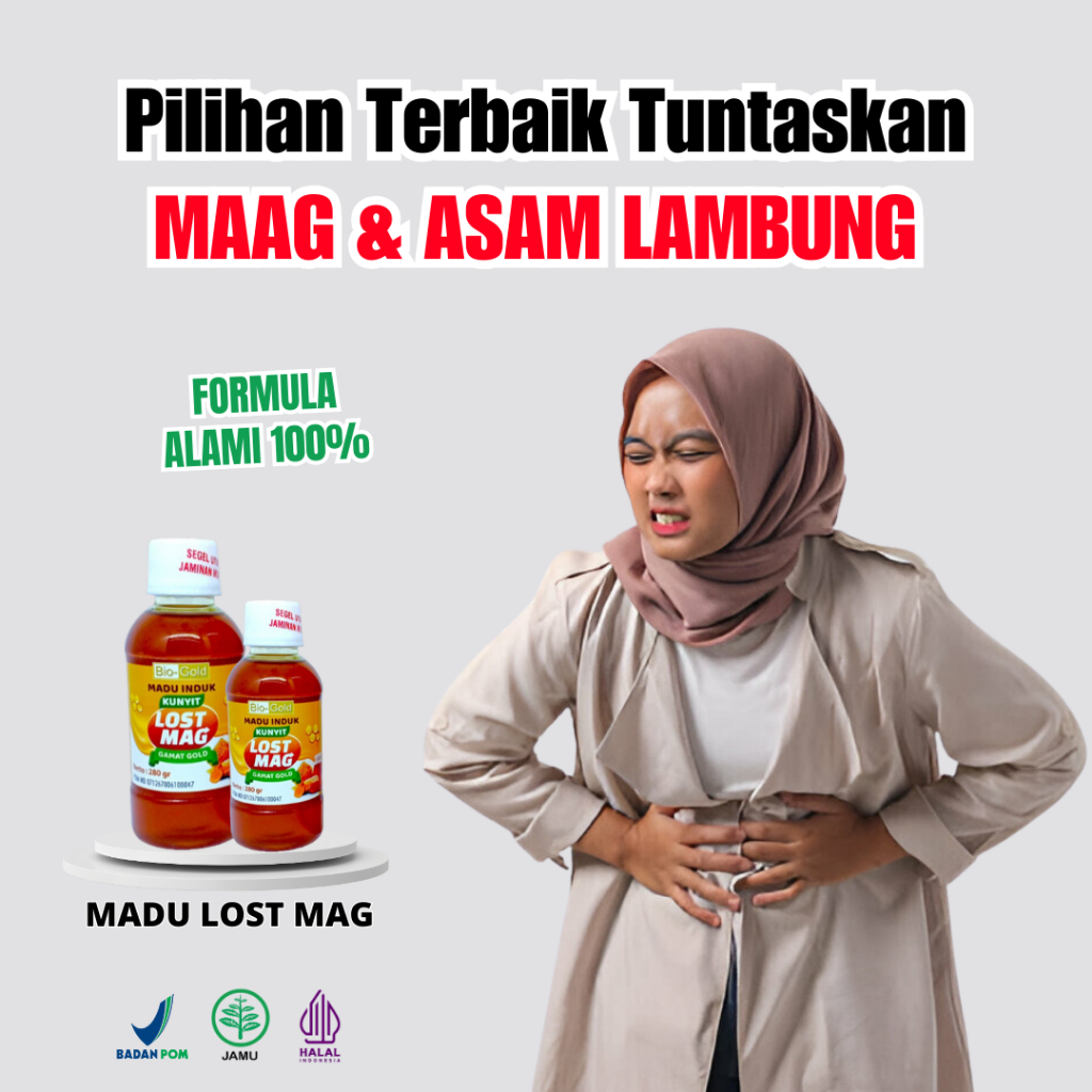 Jual PAKET 10 BOTOL - Madu Induk Kunyit LOST MAG Gamat Gold Bio Gold ...
