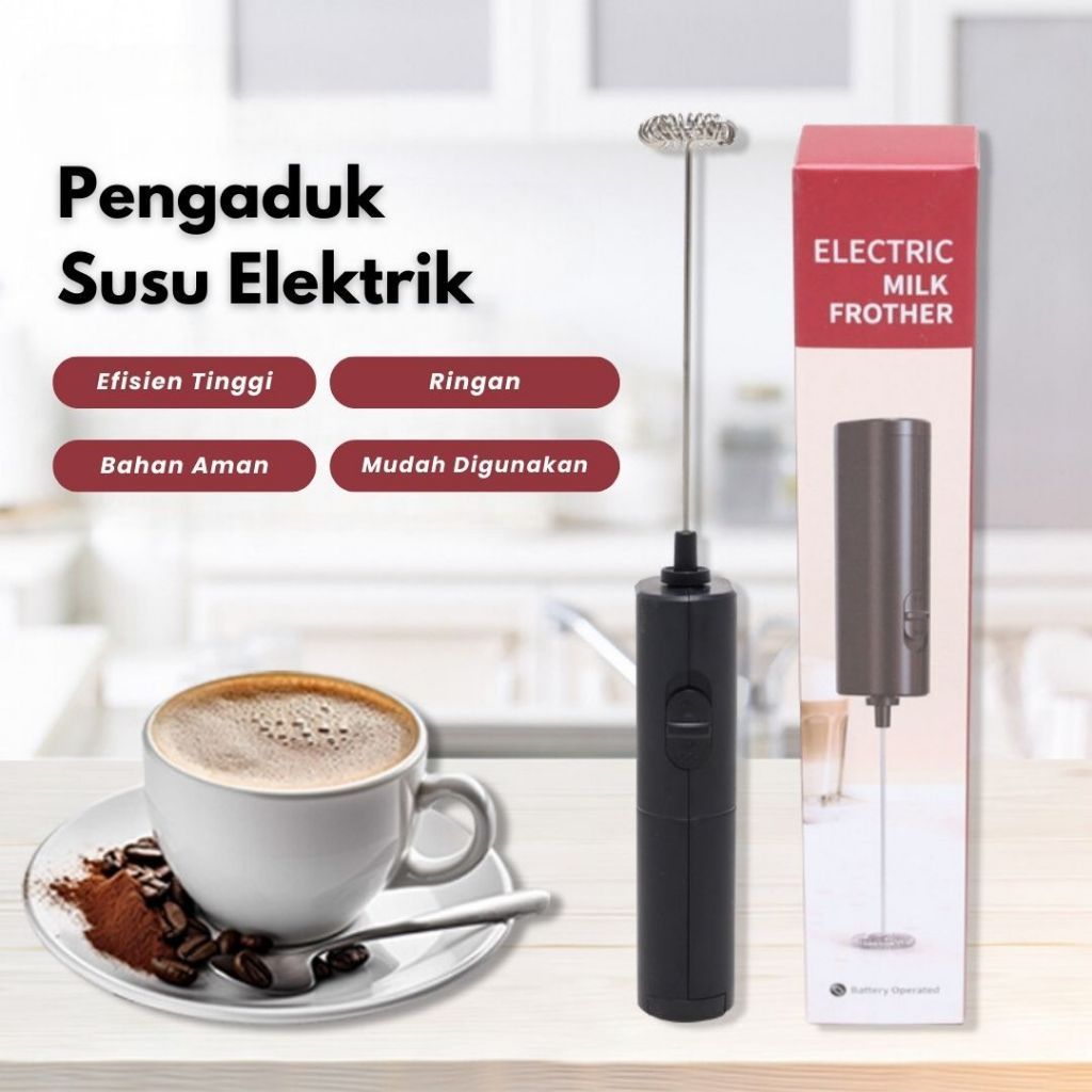 Jual EIZA Pengocok Susu Milk Frother Mixer Portable Foam Kopi Susu ...