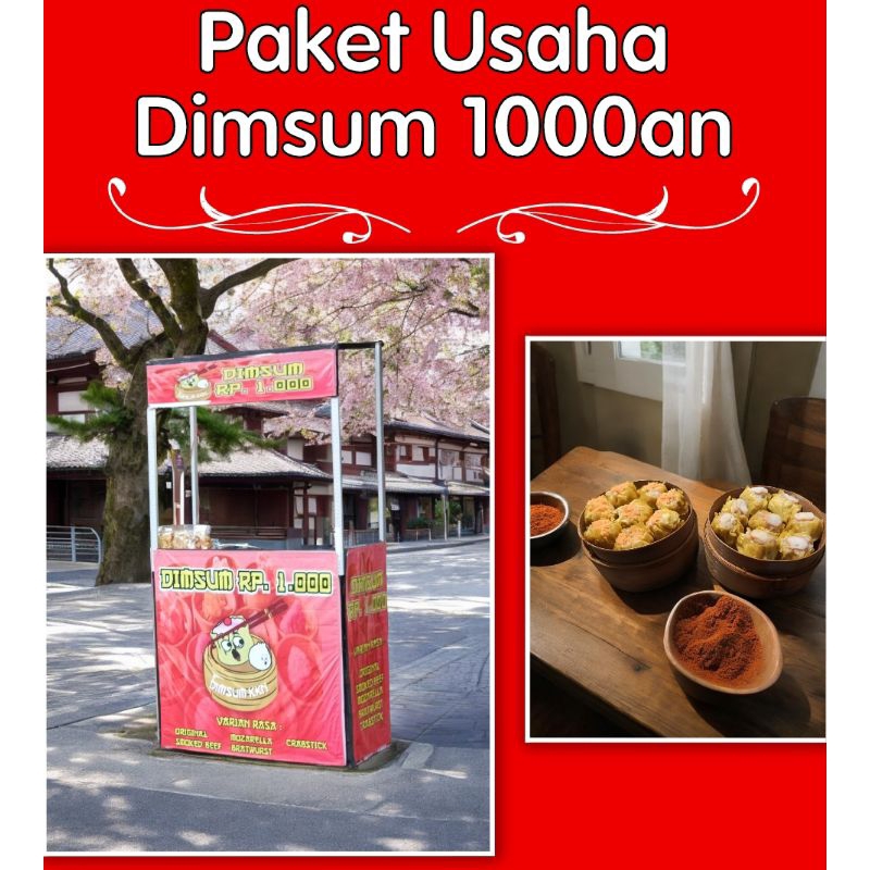 Jual Paket usaha franchise kemitraan dimsum mini 1000an modal minim ...