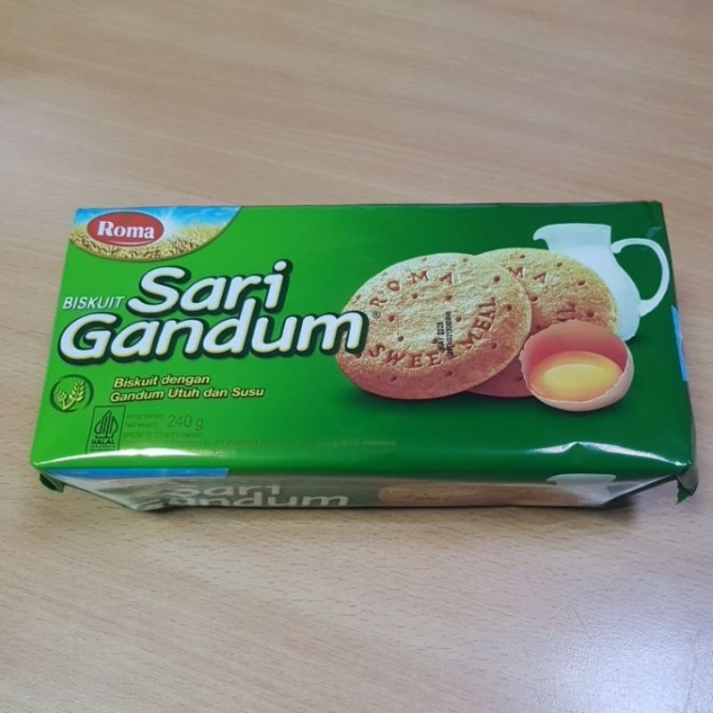 Jual ROMA BISKUIT SARI GANDUM 240 GRAM / 240GR FAMILY PACK CAMILAN ...