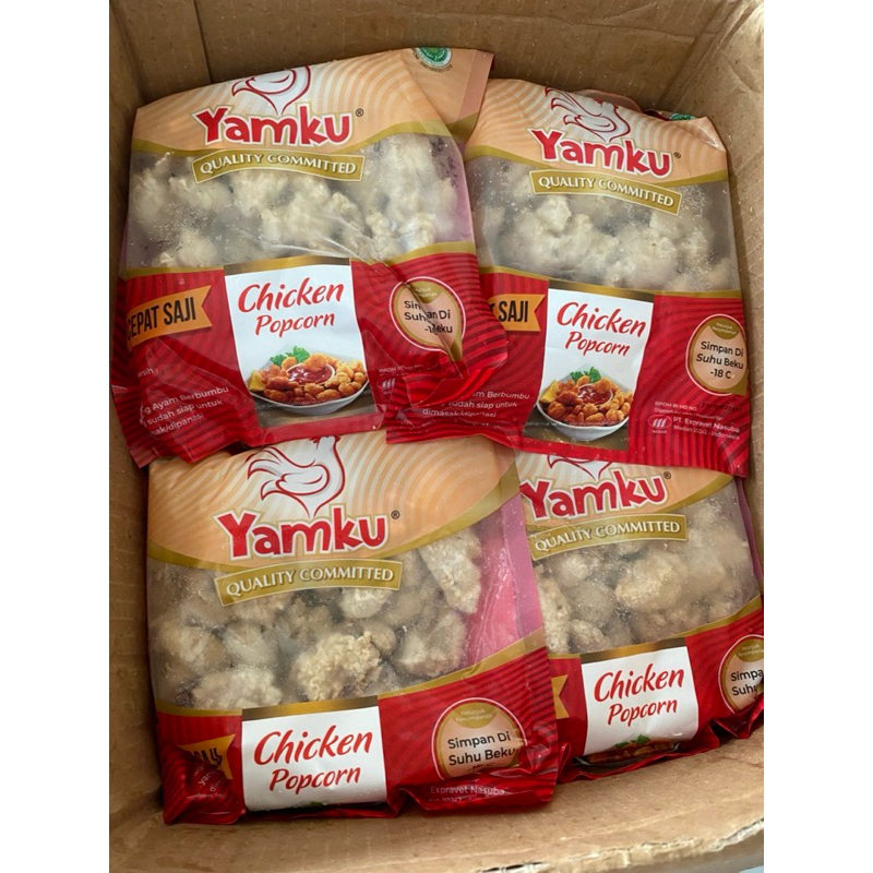 Jual Yamku ayam bumbu chicken popcorn 500g | Shopee Indonesia