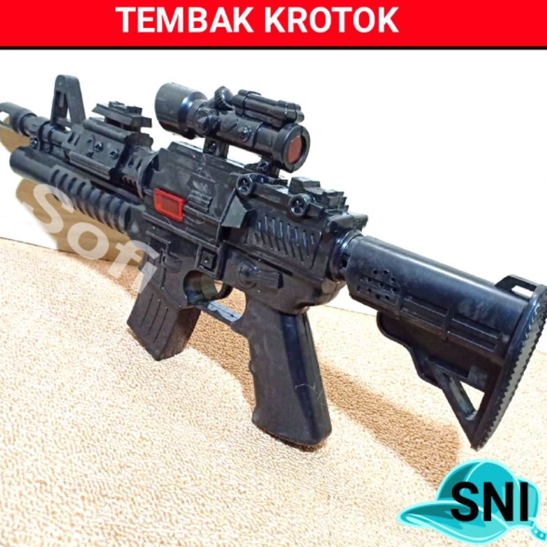 Jual KODE W1L3 sofiid MAINAN PISTOL SUARA KROTOK BESAR 518 | Shopee ...