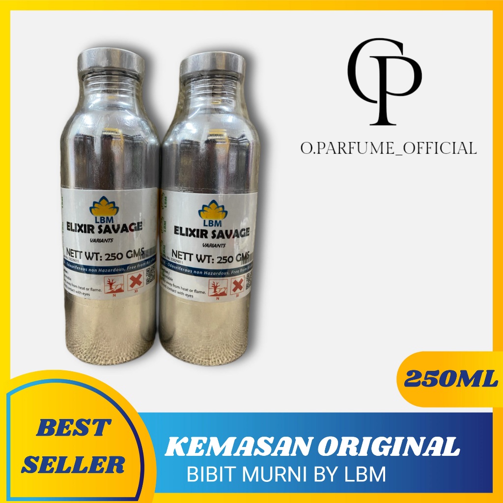 Jual ELIXIR SAVAGE ( 250 ML SEGEL ALUMUNIUM ) Bibit Parfum Original LBM ...