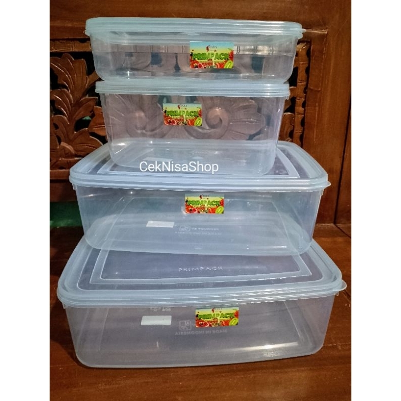 Jual Wadah makanan / kotak penyimpanan makanan / primpack plastik ...