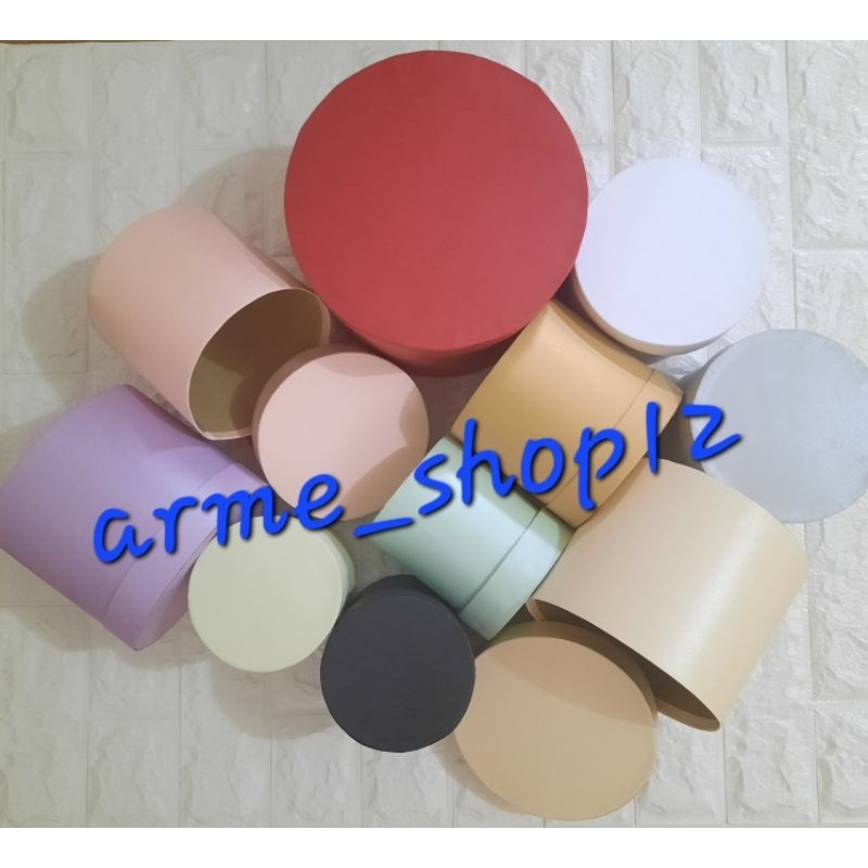 Jual Bloom box bulat diameter 15 tinggi 18 atau diameter 15 tinggi 15 ...