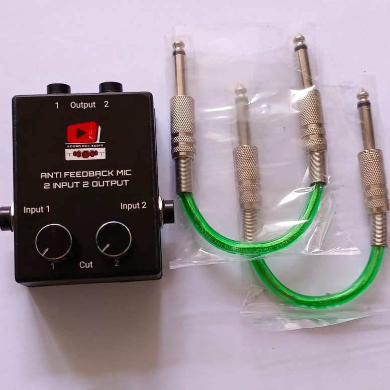 Jual Alat Anti Feedback Mic 2 Input 2 Output e Q2X5 | Shopee Indonesia