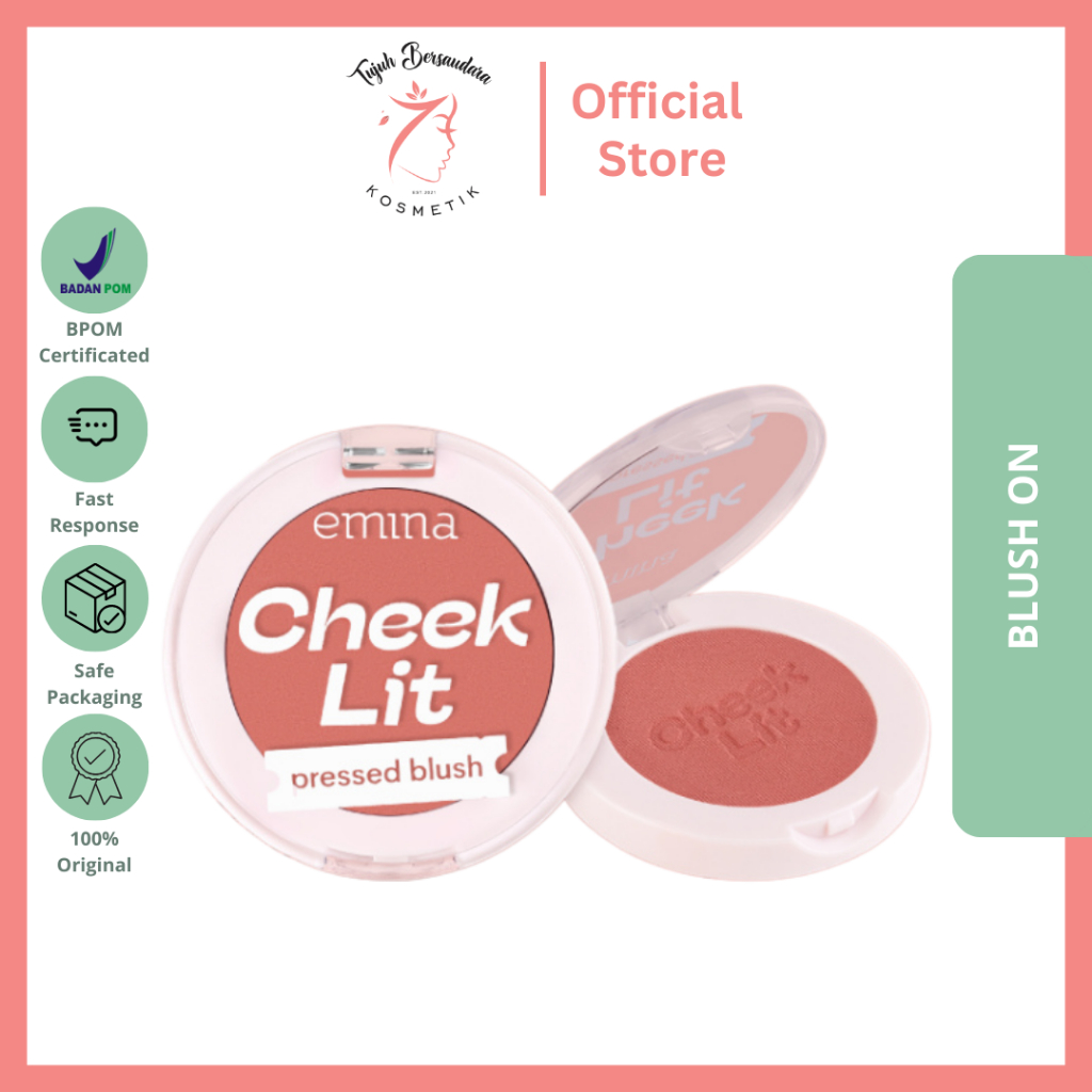 Jual Emina Cheek Lit Pressed Blush 3.5 g - Blush On Padat | Shopee ...