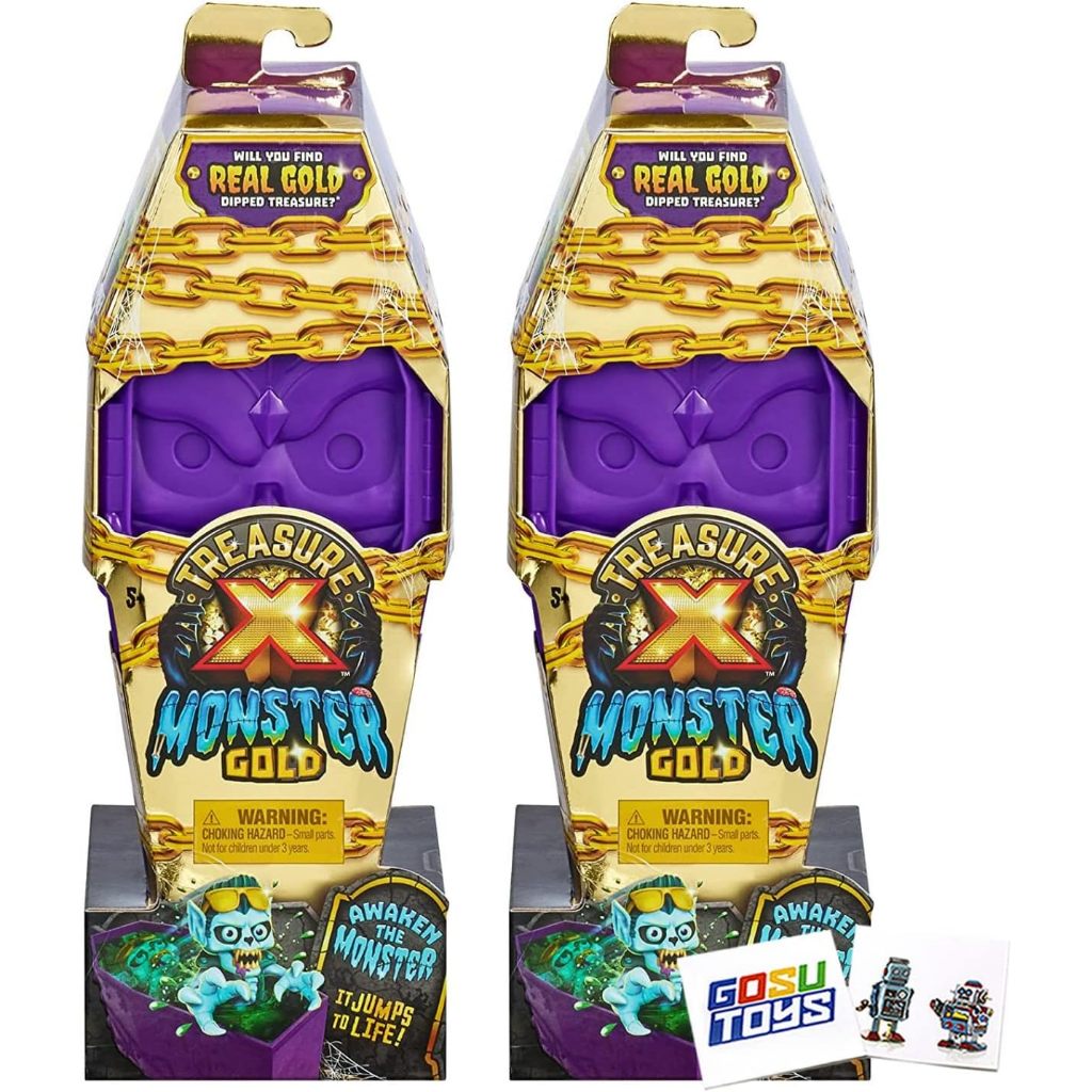 Jual Mainan Viral Treasure X Monster Gold 5 Inch Figure Pack || Ready ...