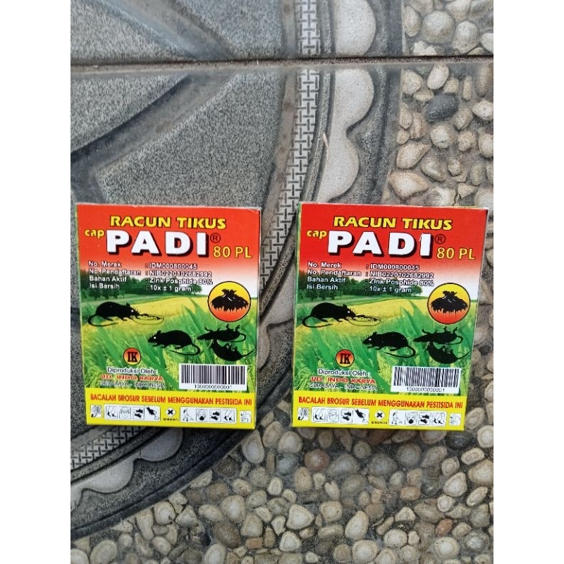 Jual Racun Tikus Cap Padi / 1Box Isi 10 Bungkus | Shopee Indonesia