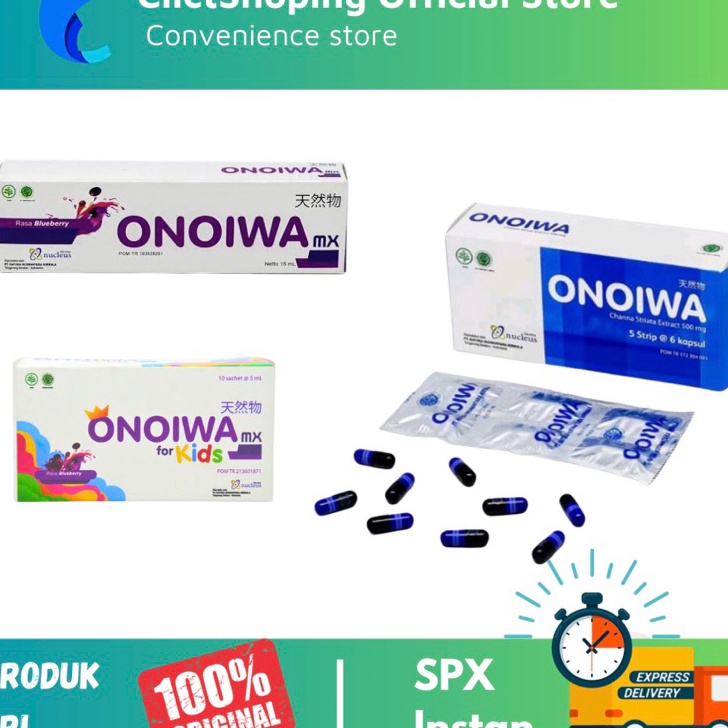 Jual ORAL ALBUMIN ONOIWA MX KAPSUL MX KIDS GABUS KUTUK | Shopee Indonesia