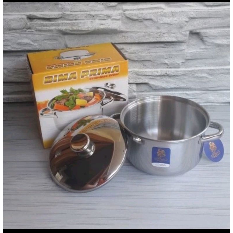 Jual Panci Bima Stainless steel 22cm. promo limited | Shopee Indonesia