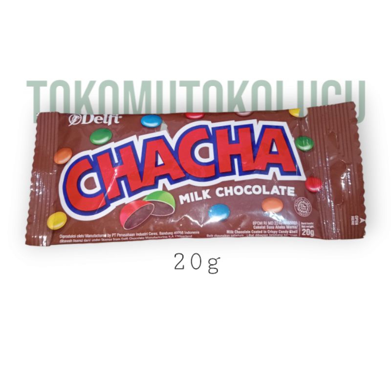 Jual chacha milk chocolate cokelat susu 20g | Shopee Indonesia