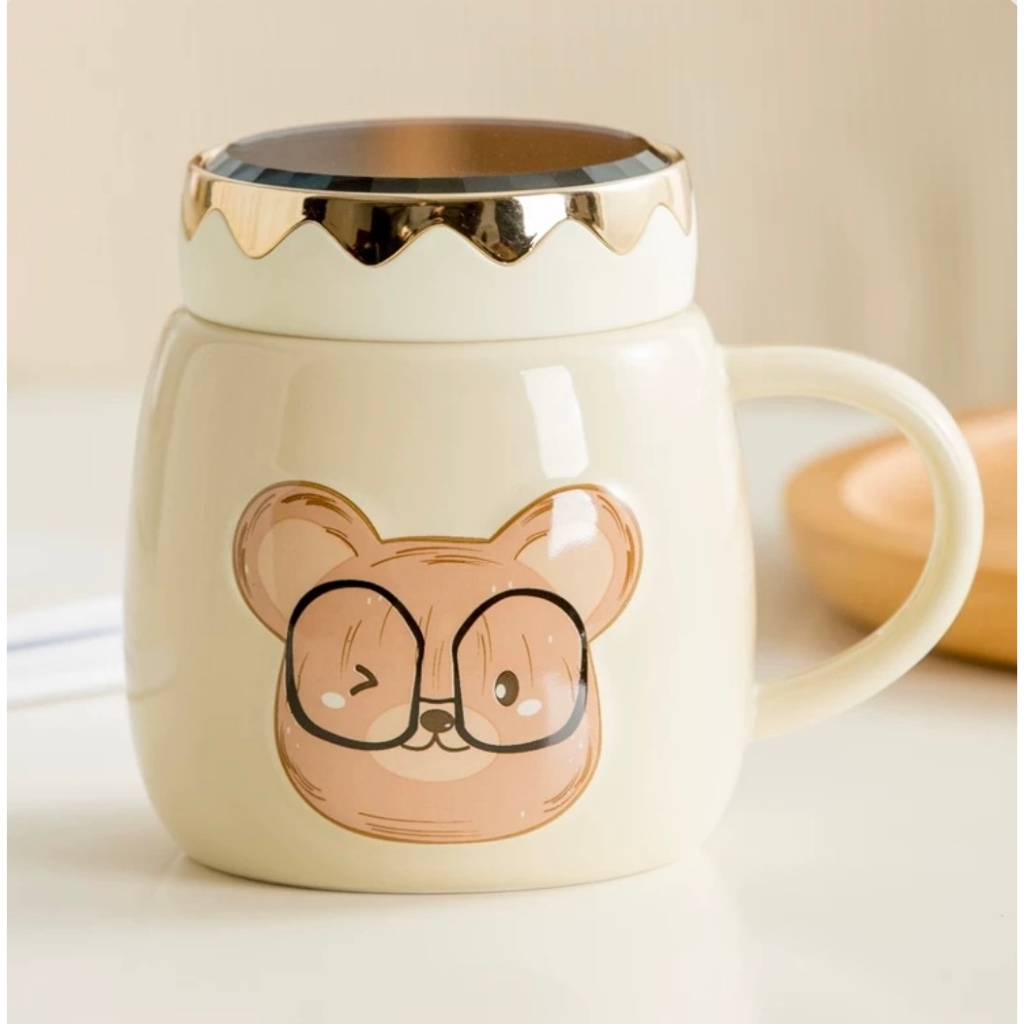 Jual EVERGREEN Cangkir Gelas Keramik Lucu Cute Ceramic Mug Cup Kucing ...