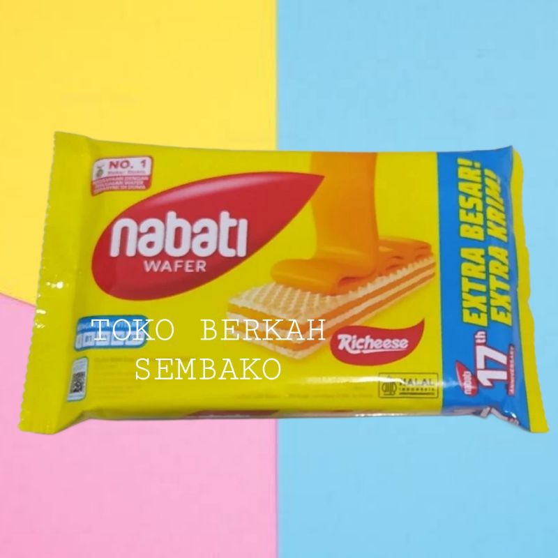 Jual NABATI Wafer Richeese 43gr -1 BUNGKUS | Shopee Indonesia