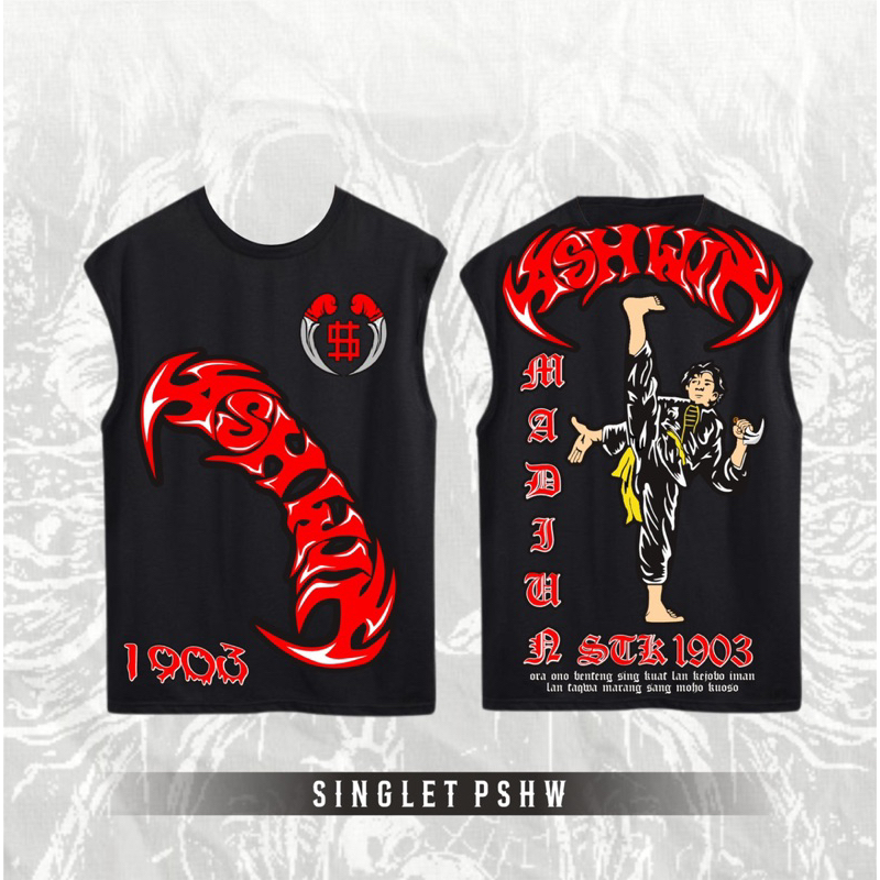 Jual Singlet PSHW Winongo Ashwin Madiun STK 1903 Sablon Premium Dtf ...