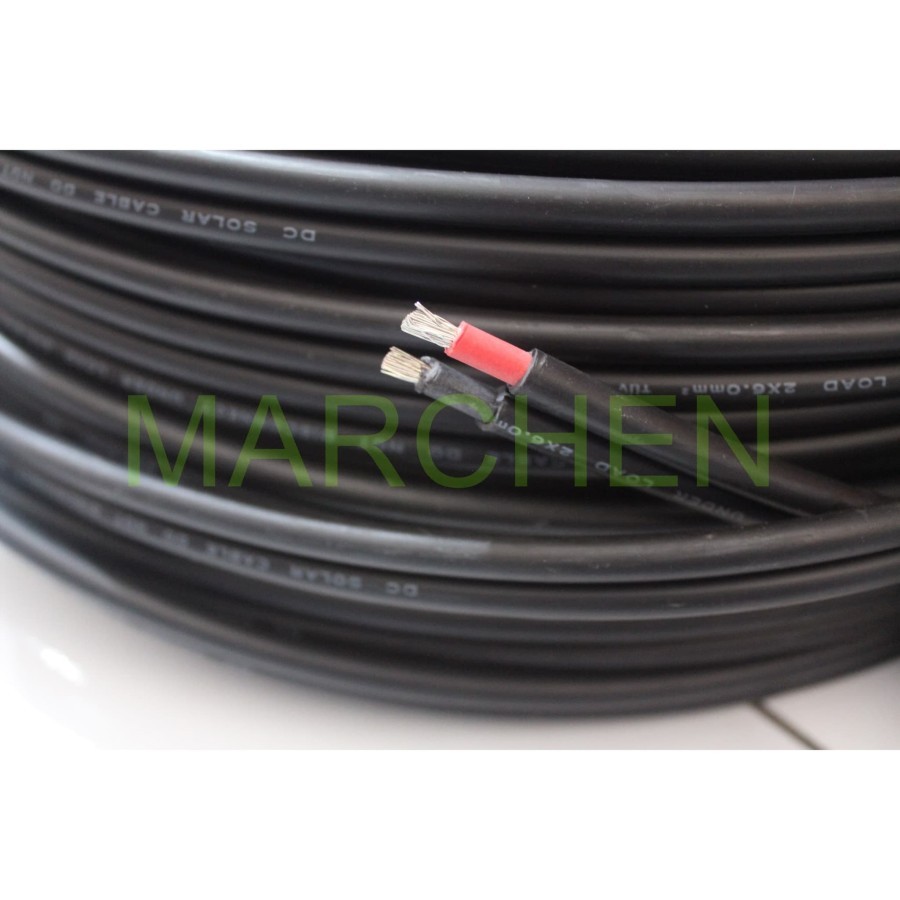 Jual KABEL PV-1F PV 1F KABEL PV1F 2x6 SOLAR PANEL SURYA 6mm TUV 2x6mm ...
