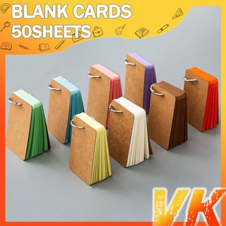 Jual FLASH CARD/FLASH CARD POLOS 50 LEMBAR Flash Card / Memo Ring / Flash Card Polos Edukasi ...