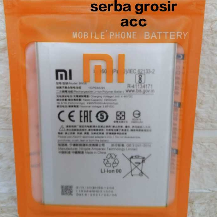 Jual Baterai Original Xiaomi Redmi 9A - 9I - 9C - 9 AT - 9AT Kode Battery BN56 BN-56 Baterai ...