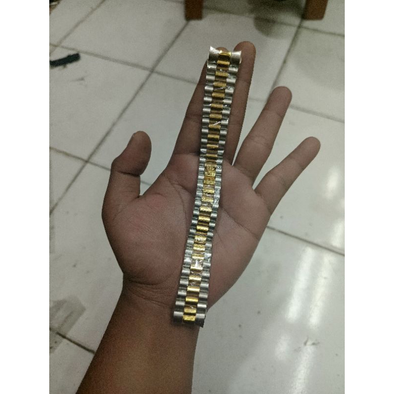 Jual RANTAI BRACELET UNTUK JAM TANGAN ROLEX PRESIDENT COMBINASI 20MM ...