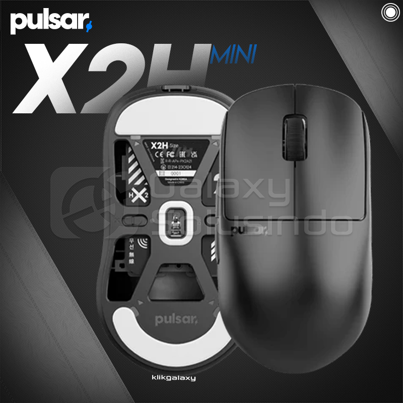Jual PULSAR X2H Black Mini Wireless Gaming Mouse - X2 H PX2H11 | Shopee ...
