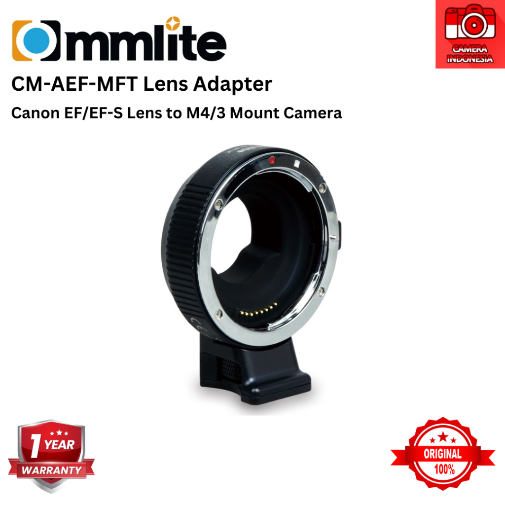 Jual Commlite CM-AEF-MFT autofocus Lens Adapter for Canon EF EF-S Lens ...