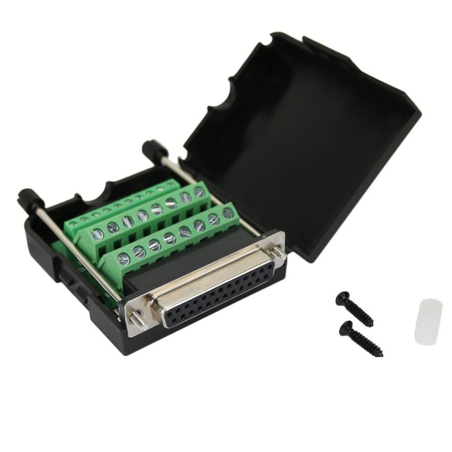 Jual Connector DB25 D-SUB Male Adapter 25-pin Port Adapter to Terminal Connector Signal Module ...