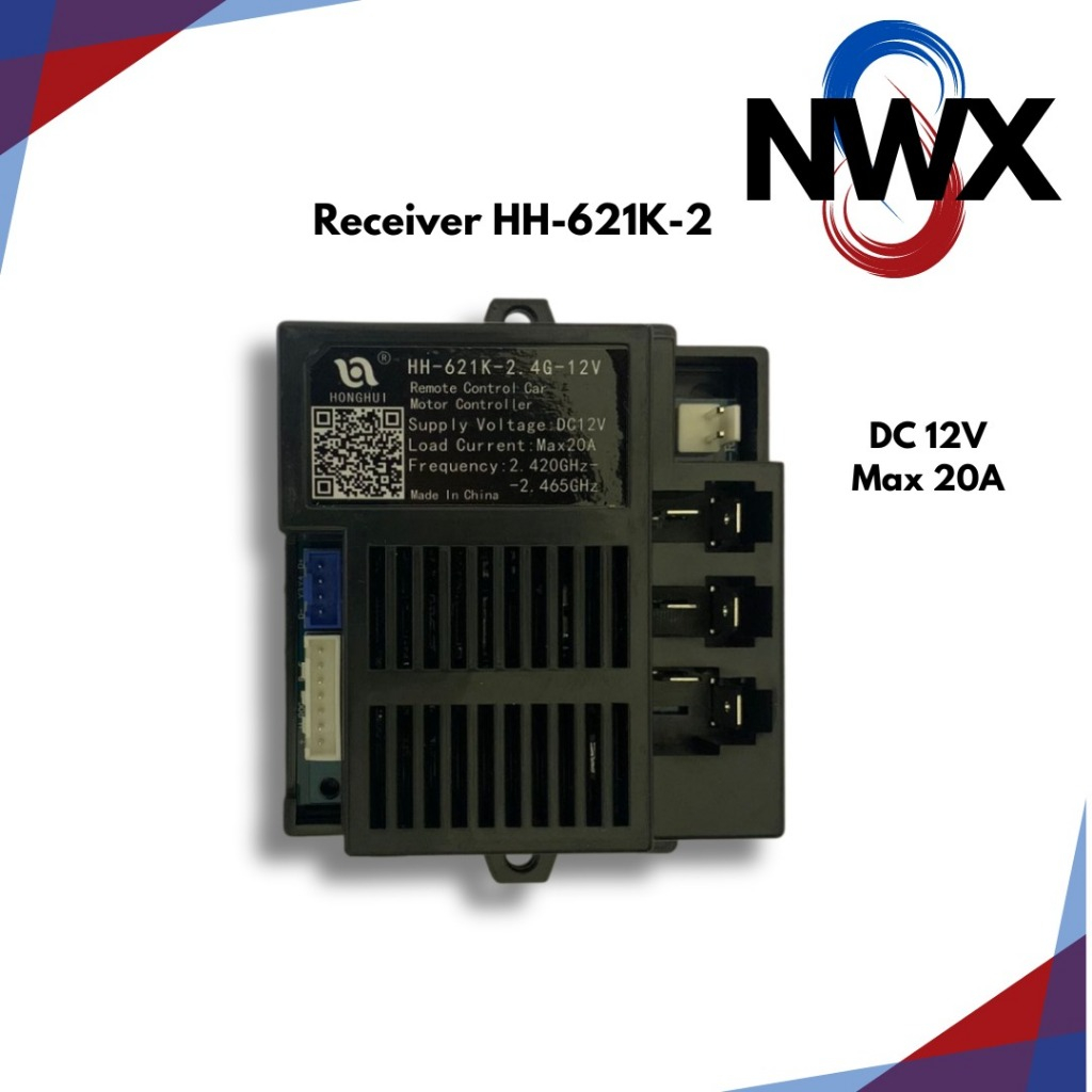Jual Receiver Honghui 12V Terminal HH-621K 12 Volt Mobil Motor Aki ...