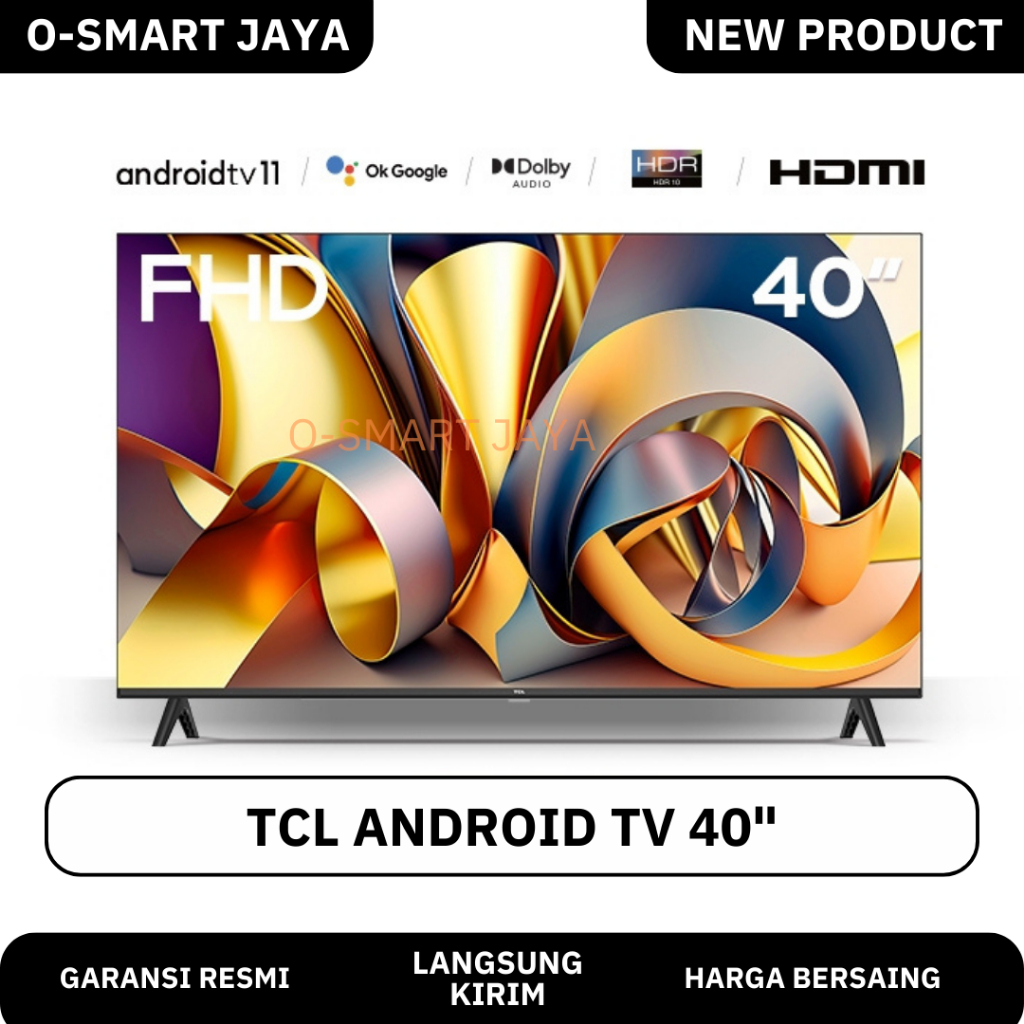 Jual [ INSTAN TEGAL ] TCL 40 Inch Android TV - FHD - Dolby Audio ...