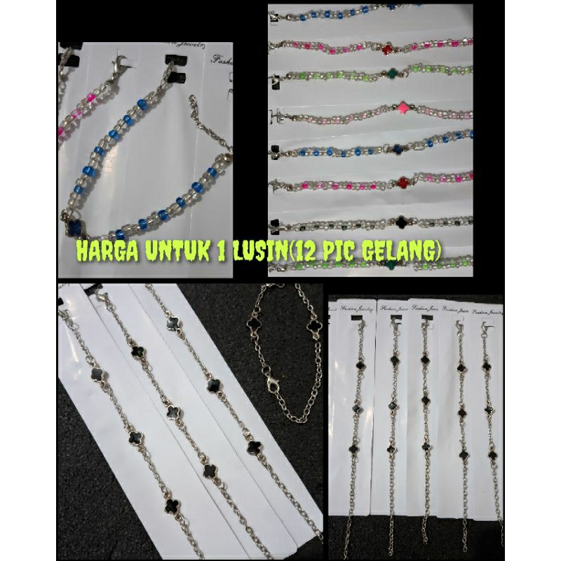 Jual Grosir/Gelang Tangan Rantai Model Bunga Yang Lagi Viral Harga ...