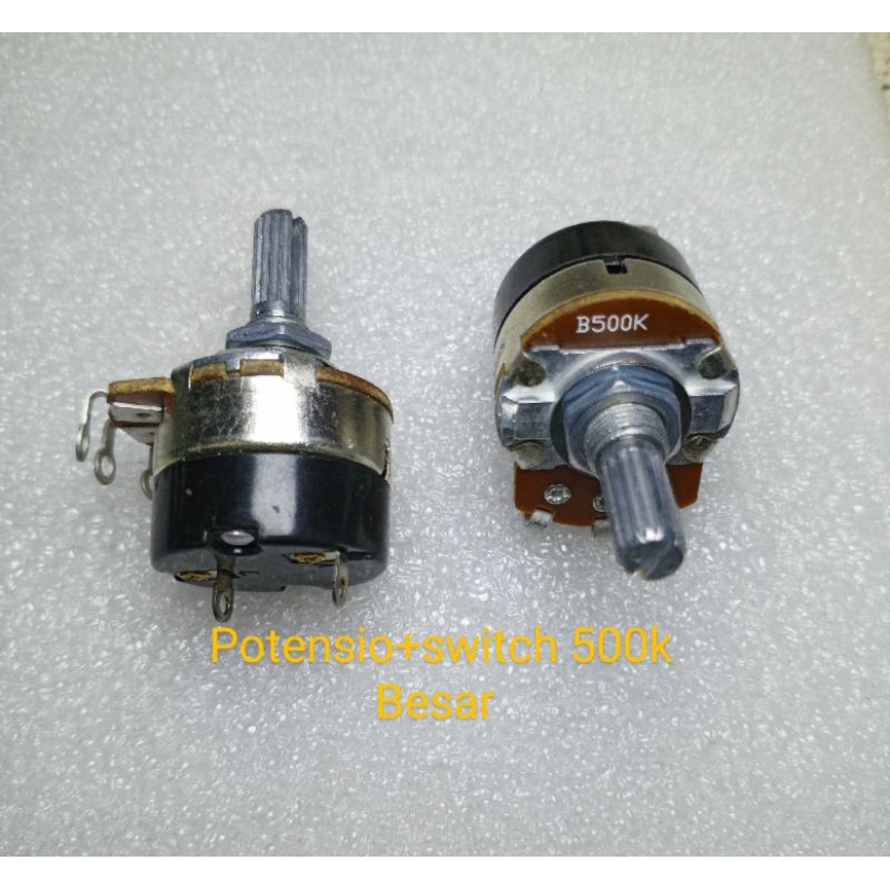 Jual Potensio Dimmer + Switch ON OFF Besar 500K | Shopee Indonesia