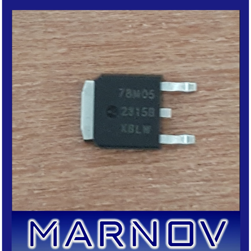 Jual Liniear Voltage Regulator 78M05 78(M)05 IC 7805 5V SMD TO252 DPACK ...
