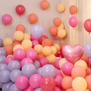 Jual balon latex doff 12 inch pack 1 pak pack 100 pcs warna warni ...