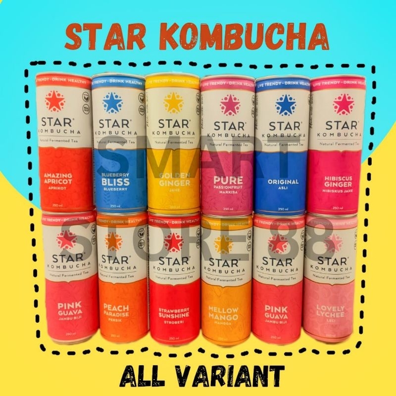 Jual STAR KOMBUCHA 250ML KALENG | Shopee Indonesia