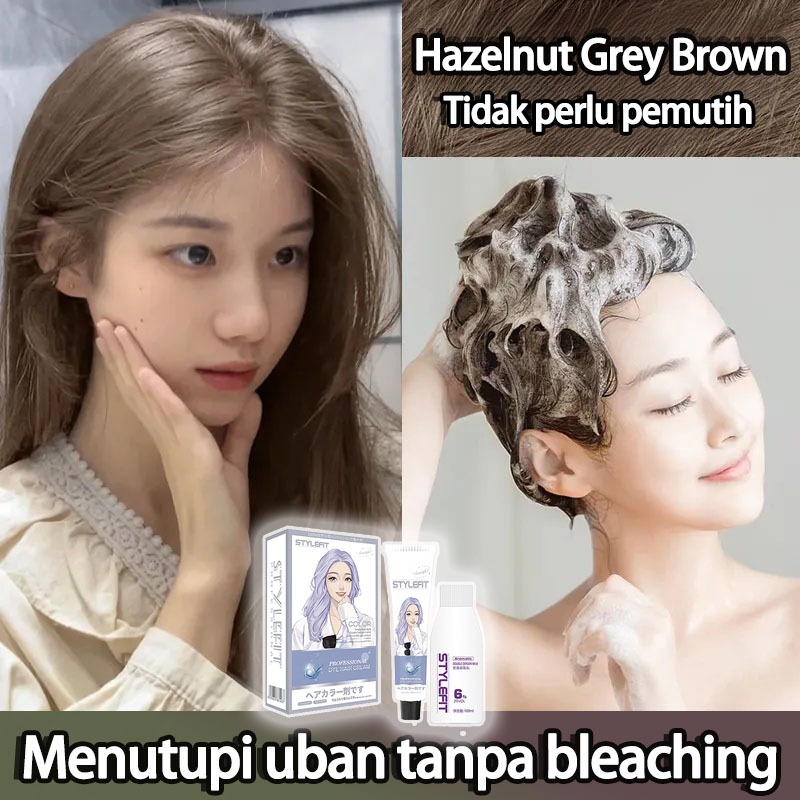 Jual 【Beli 100ml gratis 100ml】STYLE FIT hair color pewarna rambut*200ml ...