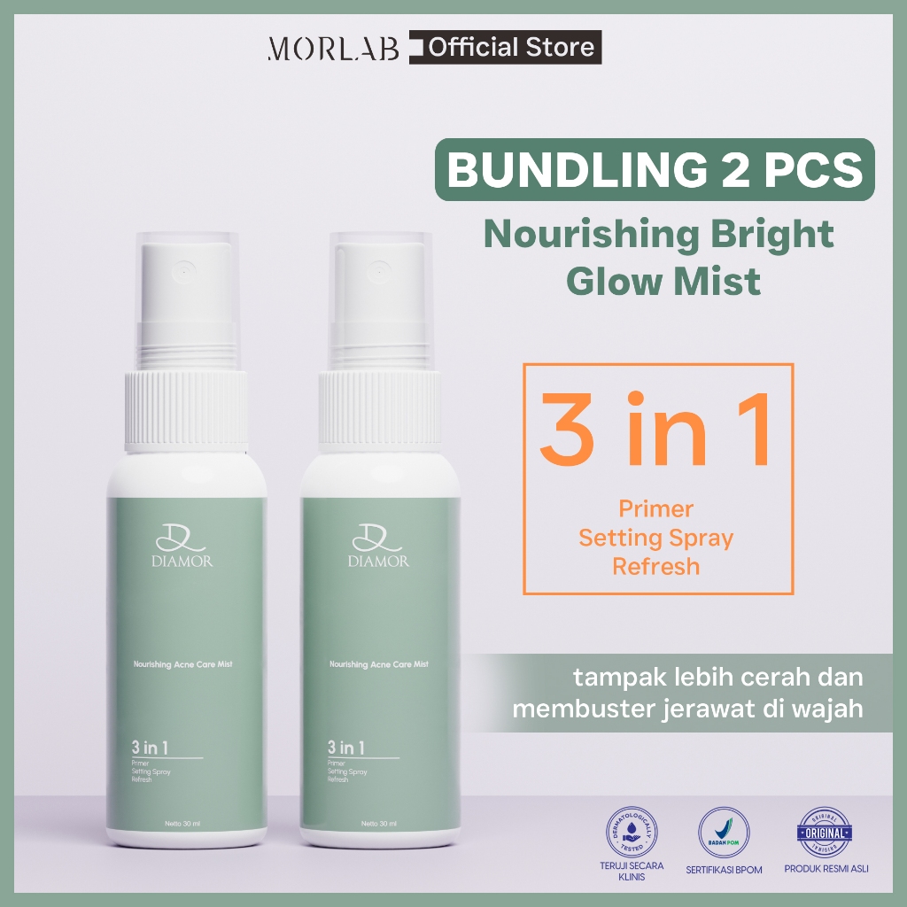 Jual MORLAB - Diamor Nourishing Acne Care Mist ( Bundling 2 Pcs ...