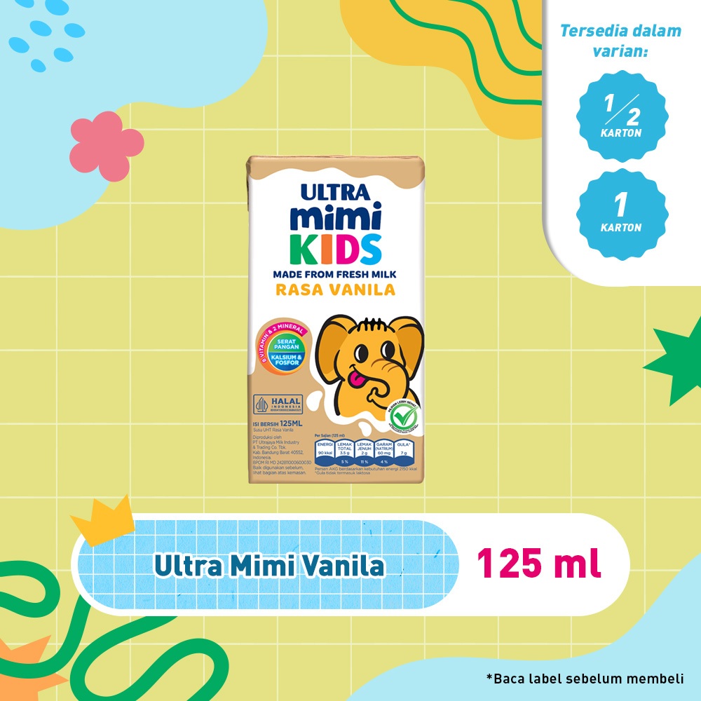Jual Ultra Mimi Vanilla 125 ml | Shopee Indonesia