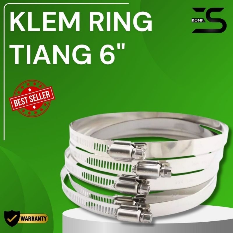 Jual Klem Ring Tiang 6" - Clamp Ring - Klem Pipa Besi - Clamp Pipa Besi ...