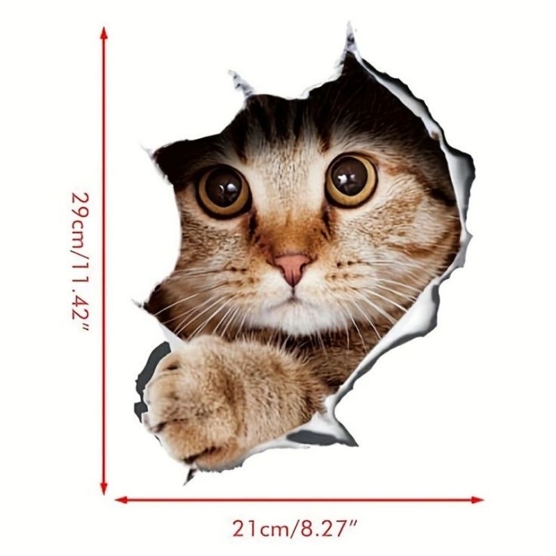 Jual stiker kucing lucu size a4 | Shopee Indonesia