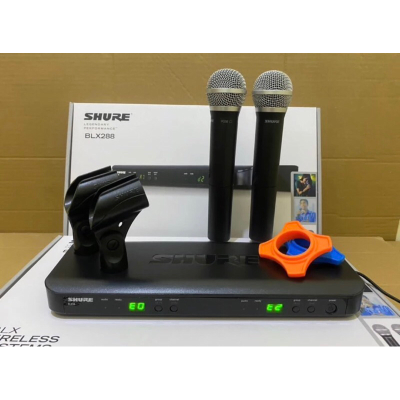 Jual mic wireles shure blk 288 suara jernih | Shopee Indonesia