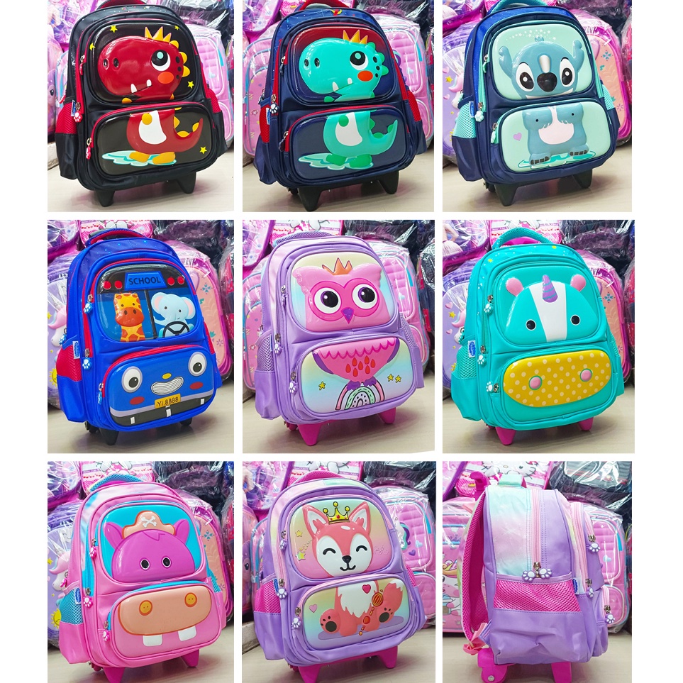 Jual KODE V63D PROMO PREMIUM TROLLEY DORONG TAS ANAK LAKI LAKI DAN ...