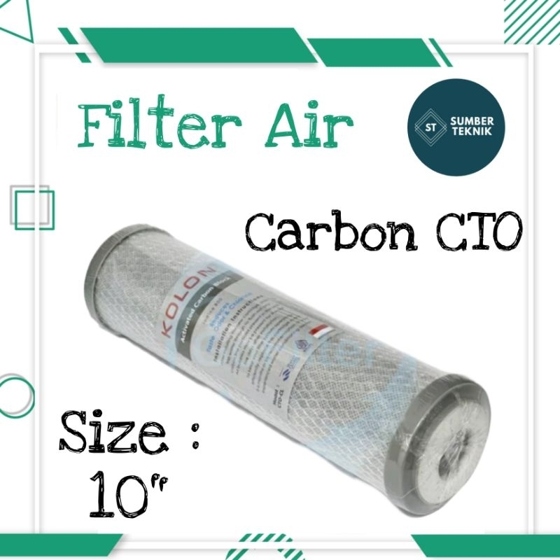 Jual CTO Carbon Block 10” - Cartridge Filter Air Karbon 10 Inch | Shopee Indonesia