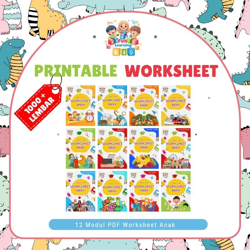 Jual PRINTABLE WORKSHEET ANAK USIA DINI | Shopee Indonesia