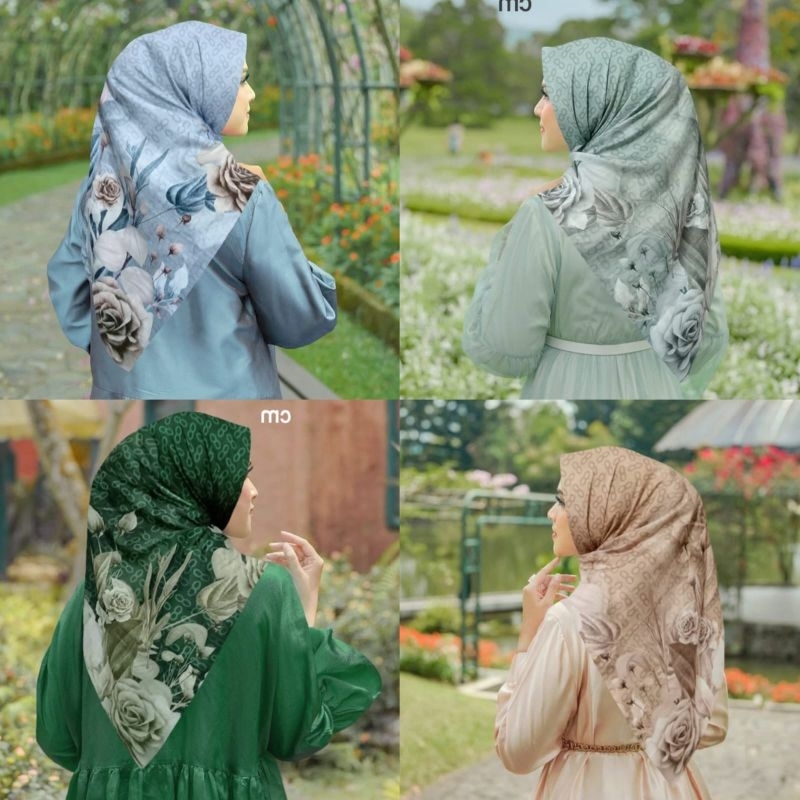 Jual WALDAA SERIES - JILBAB SEGI EMPAT VOAL SUBLIM - VOAL PRINTING ...