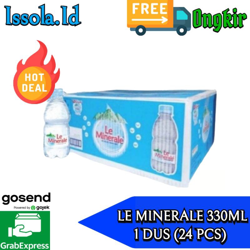 Jual LE MINERALE 330ML - AIR MINERAL KEMASAN BOTOL ISI 24 PCS | Shopee Indonesia