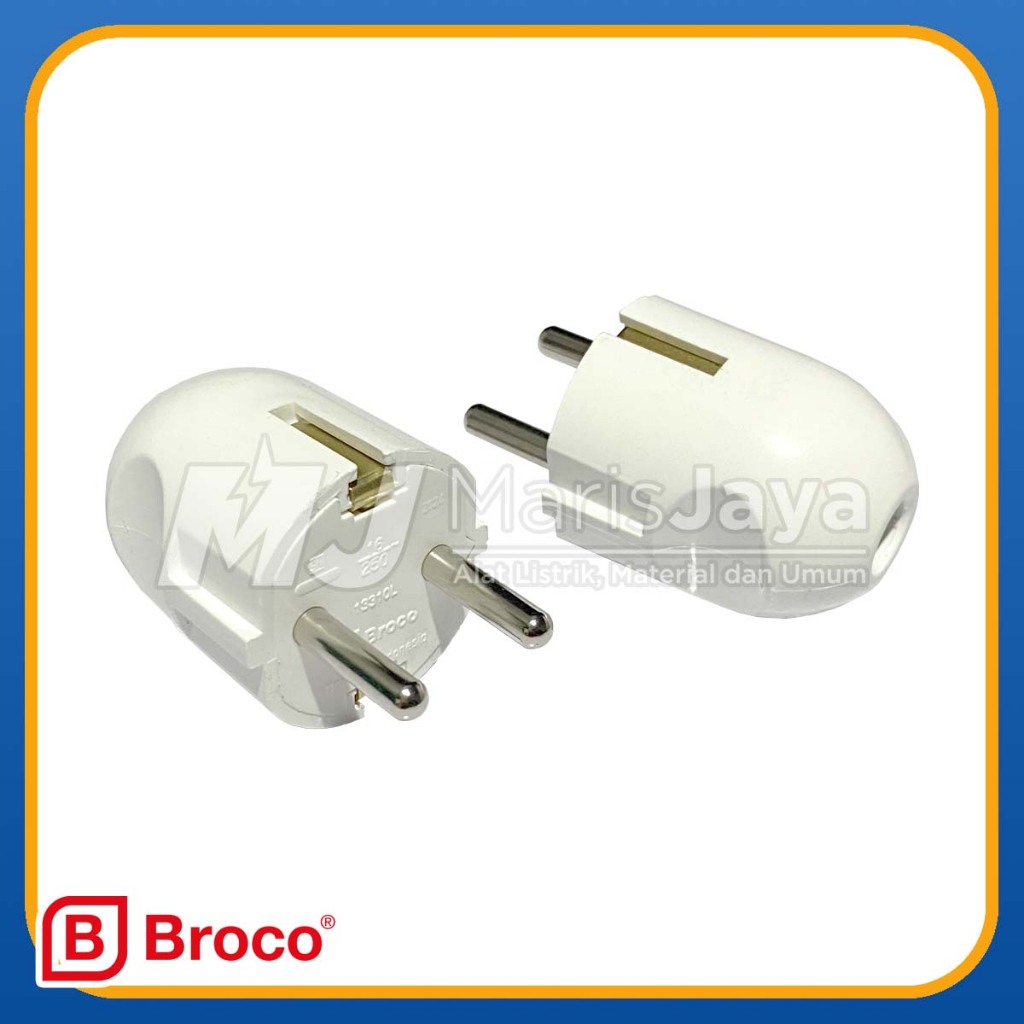 Jual Steker Arde BROCO / Kepala Colokan Bulat BROCO 13310 Original ...